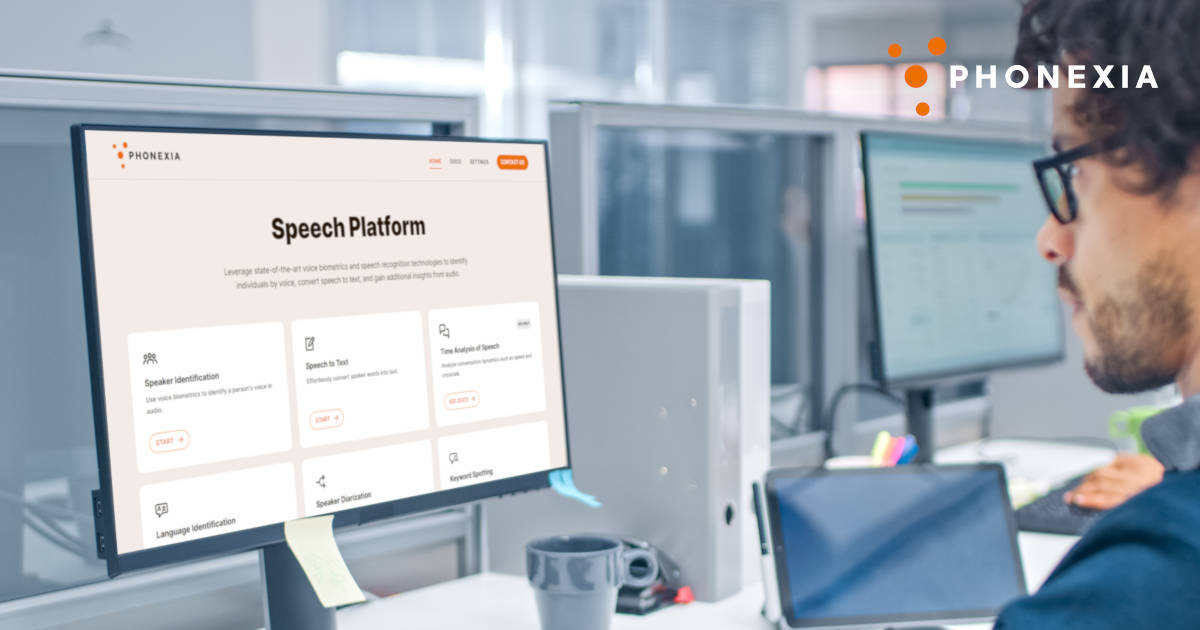 Introducing the Fourth Generation of Phonexia Speech Platform | PHONEXIA