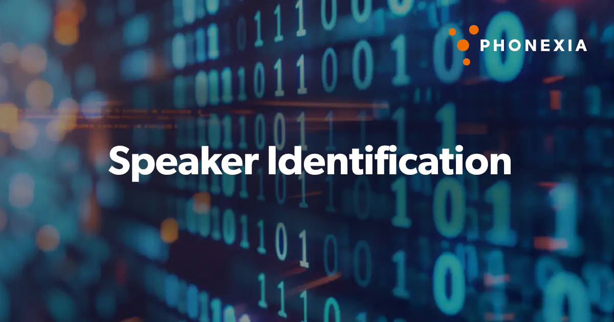 Speaker Identification Technology | PHONEXIA