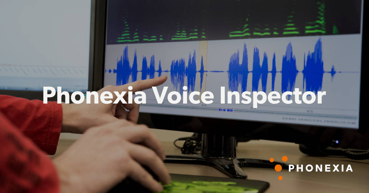 Audio Forensics Software | Phonexia Voice Inspector